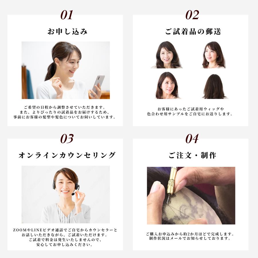 classy wig オーダーメイド ウィッグ 女性 ショート ロング ボブ 自然 部分 ヘアピース 部分ウィッグ : classywig(クラッシーウィッグ) - 通販 - Yahoo!ショッピング