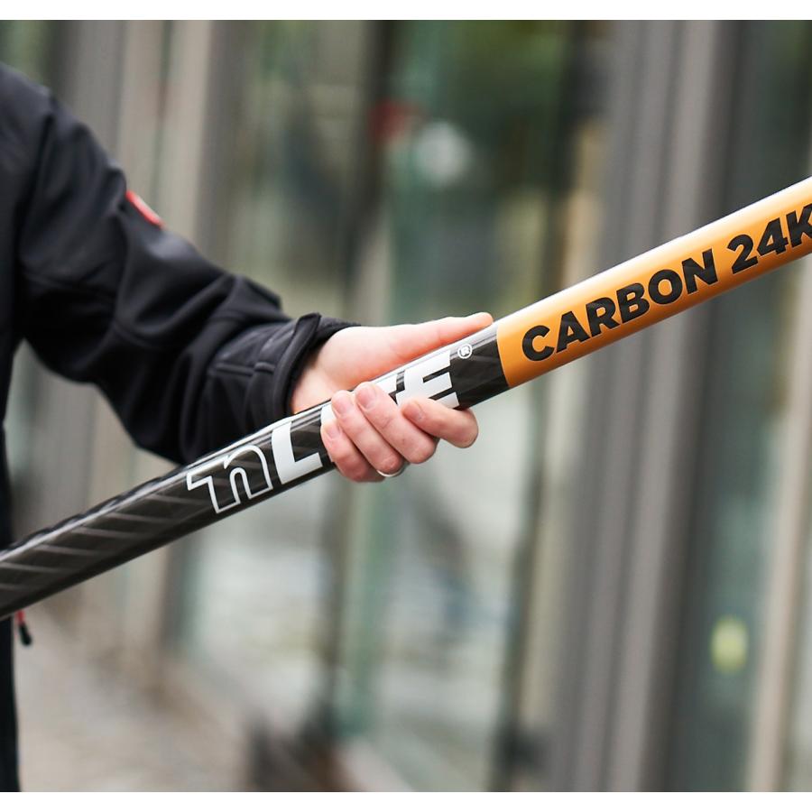 ウンガー UNGER nLITE カーボン 24K テレスコピックメインポール 8.6m（CF86G）【業務用 Carbon 24K Telescopic main pole 8.6メートル ...