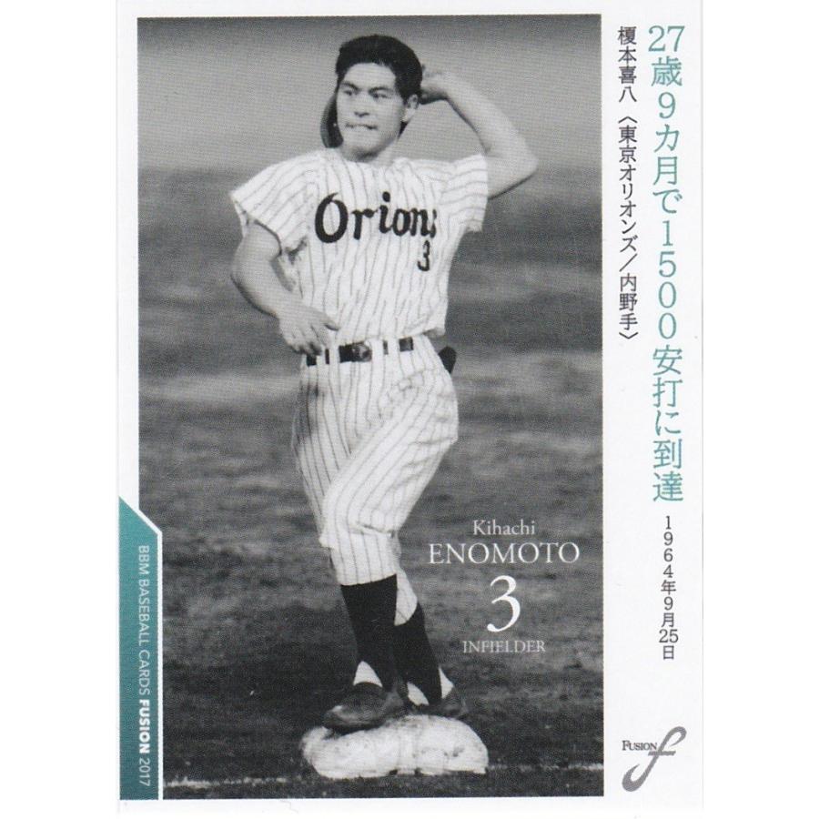 BBM 2017 FUSION 榎本喜八 058 記録の殿堂 : トレカショップ CLEAR FILE - 通販 - Yahoo!ショッピング