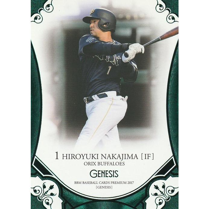 BBM 2017 GENESIS 中島宏之 /150 049 グリーン箔版 :BBM2017genesis049g:トレカショップ CLEAR FILE - 通販 - Yahoo!ショッピング