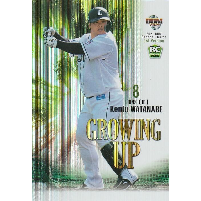 BBM 2021 1st 渡部健人 GU03 GROWING UP : トレカショップ CLEAR FILE - 通販 - Yahoo!ショッピング