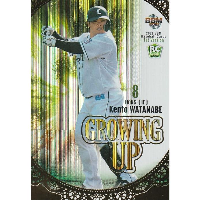 BBM 2021 1st 渡部健人 /100 パラレル GU03 GROWING UP : トレカショップ CLEAR FILE - 通販 - Yahoo!ショッピング