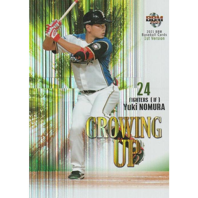 BBM 2021 1st 野村佑希 GU05 GROWING UP : トレカショップ CLEAR FILE - 通販 - Yahoo!ショッピング