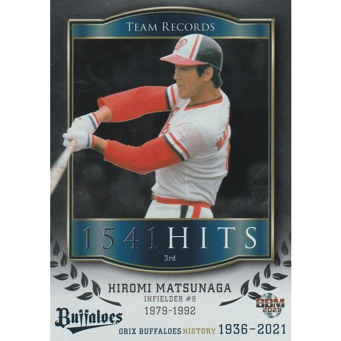 BBM 2021 オリックス・バファローズヒストリー 松永浩美 TR2 球団記録 : トレカショップ CLEAR FILE - 通販 - Yahoo!ショッピング