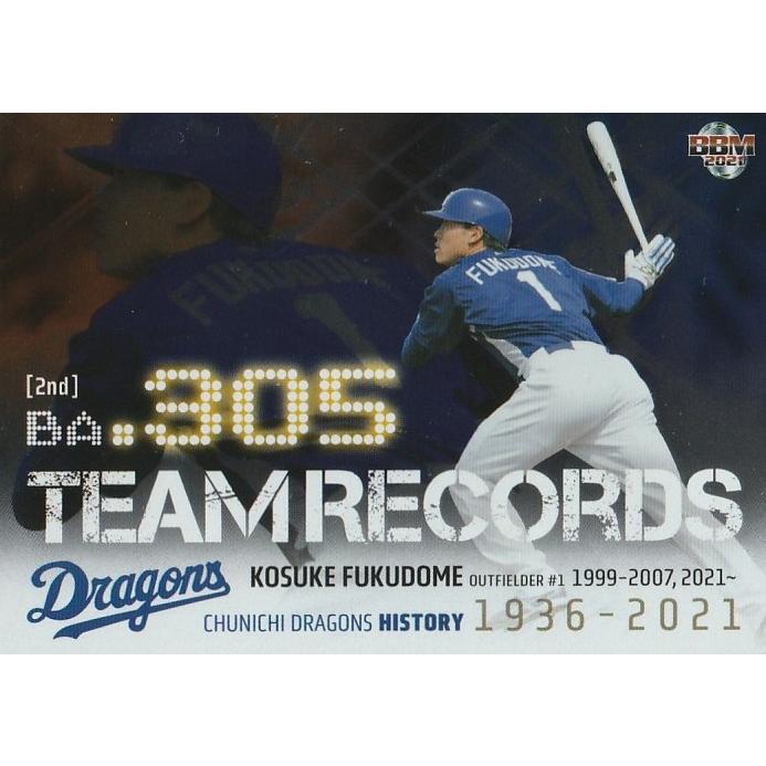 BBM 2021 中日ドラゴンズヒストリー 福留孝介 TR6 球団記録 : トレカショップ CLEAR FILE - 通販 - Yahoo!ショッピング
