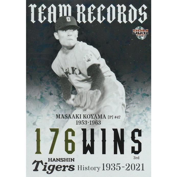 BBM 2021 阪神タイガースヒストリー 小山正明 TR7 球団記録 : トレカショップ CLEAR FILE - 通販 - Yahoo!ショッピング
