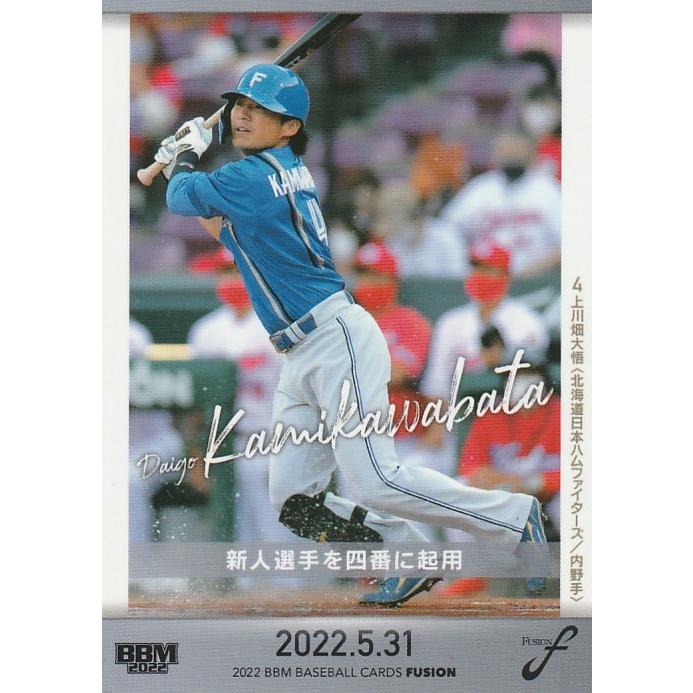 BBM 2022 FUSION 上川畑大悟 46 記録の殿堂 :BBM2022FUSION46:トレカショップ CLEAR FILE - 通販 - Yahoo!ショッピング