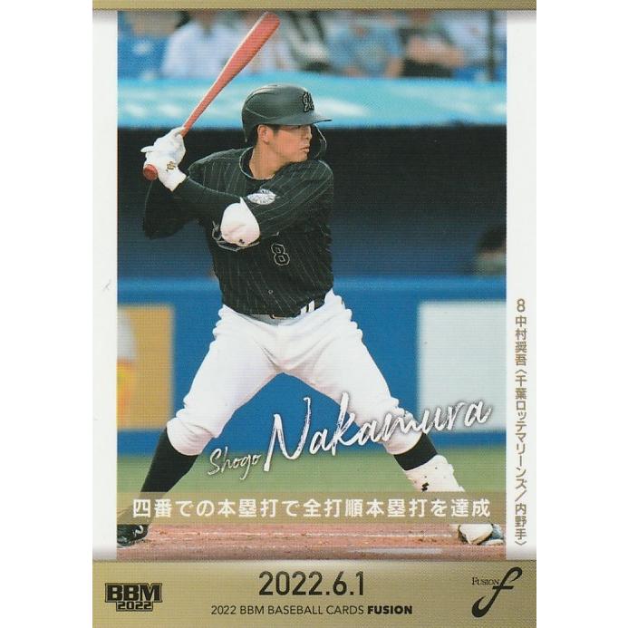 BBM 2022 FUSION 中村奨吾 48 記録の殿堂 :BBM2022FUSION48:トレカショップ CLEAR FILE - 通販 - Yahoo!ショッピング