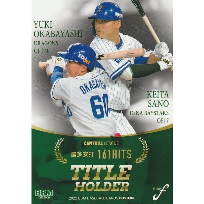 BBM 2022 FUSION 岡林勇希 佐野恵太 TH07 タイトルホルダー : bbm2022fusionth07 : トレカショップ CLEAR FILE - 通販 - Yahoo!ショッピング