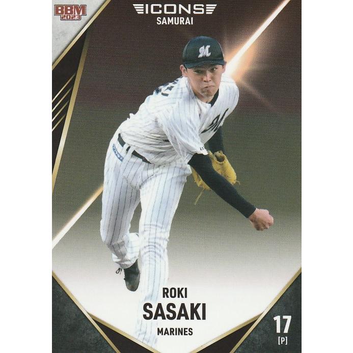 BBM 2023 ICONS -SAMURAI- 佐々木朗希 13 レギュラー : トレカショップ CLEAR FILE - 通販 - Yahoo!ショッピング
