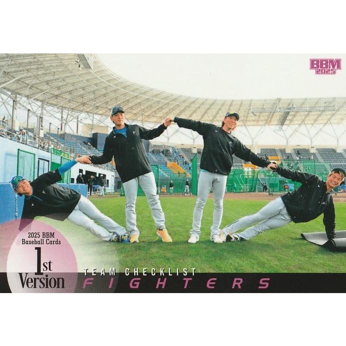 BBM 2025 1st 北海道日本ハムファイターズ 332 チームチェックリスト : トレカショップ CLEAR FILE - 通販 - Yahoo!ショッピング