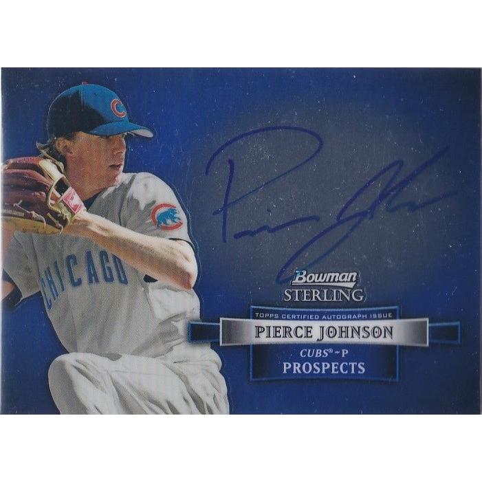 BOWMAN 2012 Stering ピアース・ジョンソン Pierce Johnson Autographs 直筆サインカード ...
