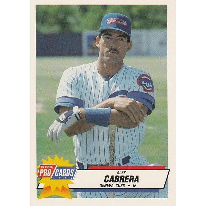 FLEER 1993 アレックス・カブレラ Alex Cabrera 3180 :fleer19933180:トレカショップ CLEAR ...