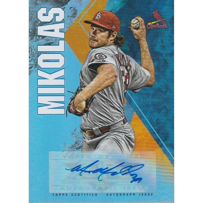 TOPPS 2019 Fire マイルズ・マイコラス Miles Mikolas Autographs 直筆サインカード : トレカショップ ...