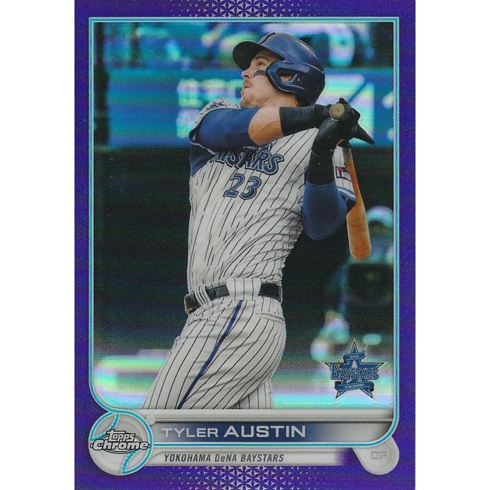 TOPPS 2022 NPB CHROME T.オースティン /299 163 Purple Refractor :TOPPS2022NPBchrome163p:トレカショップ CLEAR ...