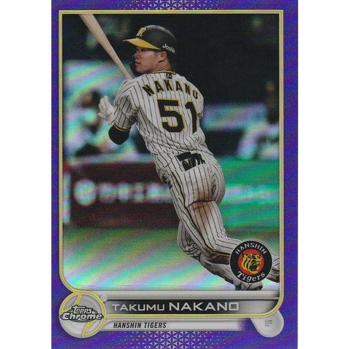TOPPS 2022 NPB CHROME 中野拓夢 /299 197 Purple Refractor : topps2022npbchrome197p : トレカショップ CLEAR ...