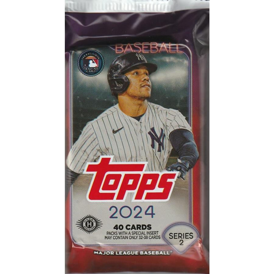 MLB 2024 TOPPS SERIES 2 BASEBALL JUMBO 1パック(40枚入り) : トレカショップ CLEAR FILE ...