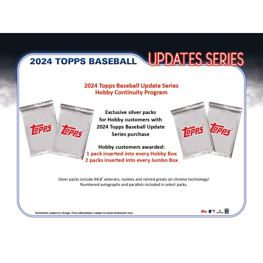 MLB 2024 TOPPS UPDATE SERIES HOBBY 1BOX : topps2024updatehobby : トレカ ...