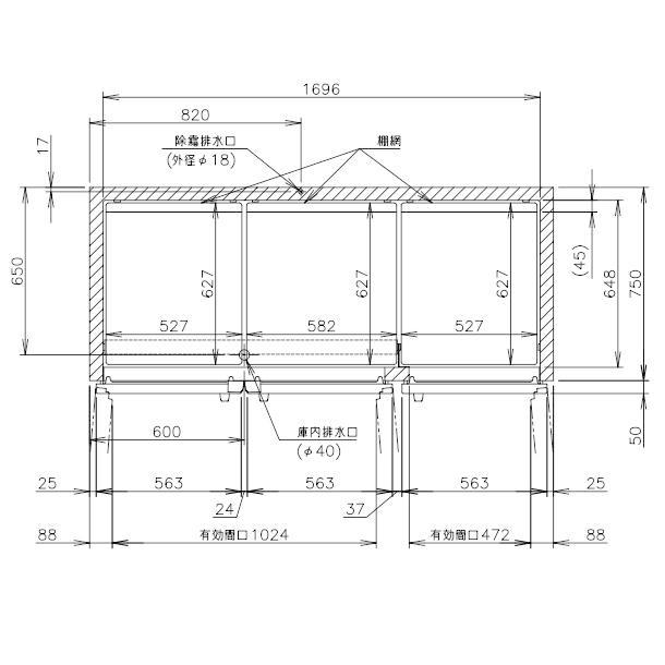 ホシザキ HR-180B3-ML 3相200V ワイドスルー 6枚扉 自然冷媒冷蔵庫 業務用 ノンフロン インバータ 別料金にて 設置入替 回収処分 : 業務用厨房機器販売クリーブランド ...
