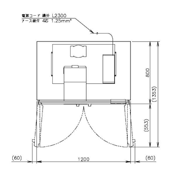 ホシザキ HF-120B3-ML 3相200V ワイドスルー 自然冷媒冷凍庫 業務用 ノンフロン インバータ 別料金にて 設置入替 回収処分 : 厨房機器販売クリーブランド - 通販 ...
