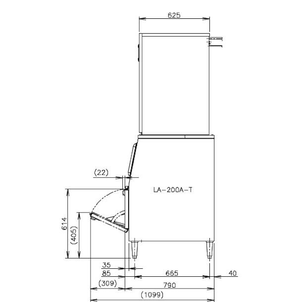 製氷機 業務用 ホシザキ CM-700ASK-LA-T チップアイス :CM-700ASK-LA-T:厨房機器販売クリーブランド - 通販 - Yahoo!ショッピング