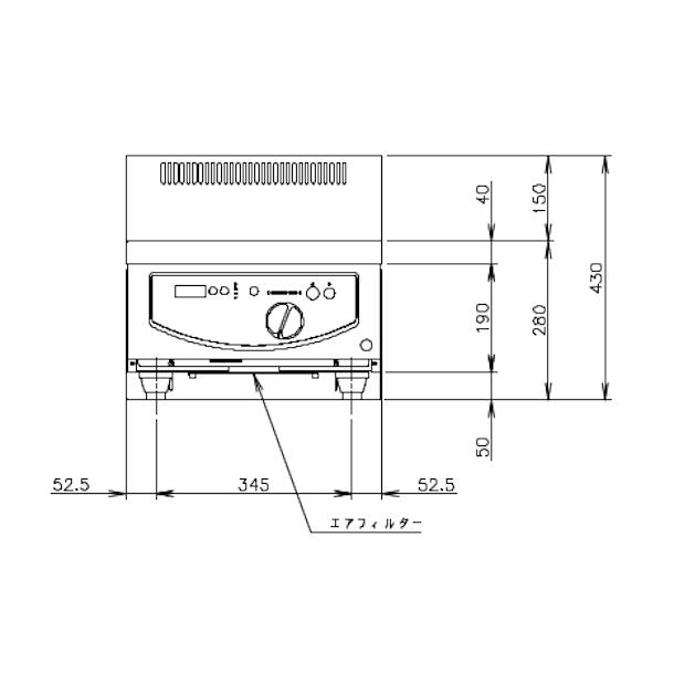 ホシザキ 卓上IH調理器 HIH-3CE-1 カウンタータイプ IHコンロ 電磁調理器 クリーブランド : 厨房機器販売クリーブランド - 通販 - Yahoo!ショッピング
