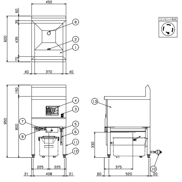 マルゼン（厨房機器） MIF-E15 マルゼン IHフライヤー低油量タイプ 標準仕様 クリーブランド : 厨房機器販売クリーブランド - 通販 - Yahoo!ショッピング
