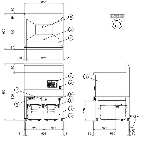 マルゼン（厨房機器） MIF-E23 マルゼン IHフライヤー低油量タイプ 標準仕様 クリーブランド : 厨房機器販売クリーブランド - 通販 - Yahoo!ショッピング