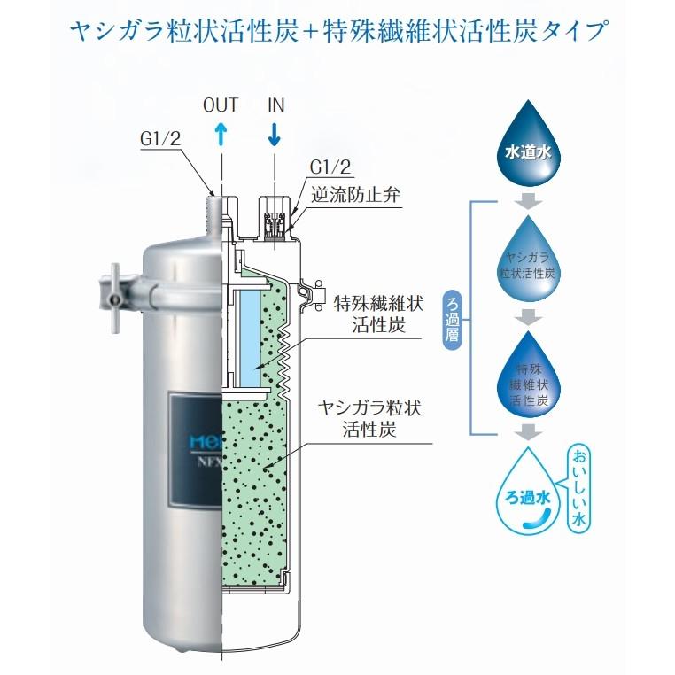 NFX-LC メイスイ 浄水器 本体+カートリッジ1本 クリーブランド :NFX-LC:厨房機器販売クリーブランド - 通販 - Yahoo!ショッピング