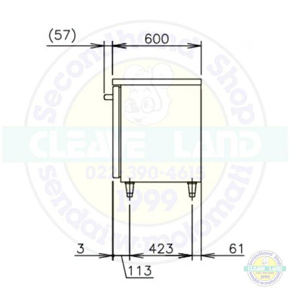 RFT-150SNG-1-VB ホシザキ テーブル形冷凍冷蔵庫 バイブレーション加工 コールドテーブル デザイン冷蔵庫 :RFT-150SNG-1-VB:厨房機器販売クリーブランド - 通販 ...