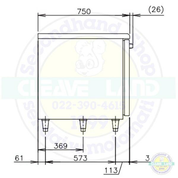 ホシザキ RT-90SDJ-R 右ユニット 自然冷媒テーブル形冷蔵庫 206L コールドテーブル 内装ステンレス 別料金にて 設置 廃棄 クリーブランド : 厨房機器販売クリーブランド ...