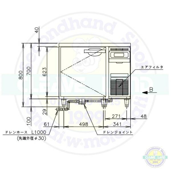 ホシザキ RT-90SNJ-R 左開き 右ユニット 自然冷媒テーブル形冷蔵庫 157L コールドテーブル 内装ステンレス 別料金にて 設置 廃棄 クリーブランド : 厨房機器販売クリーブランド ...