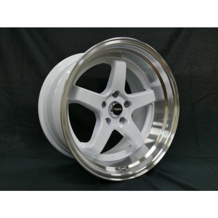 CLEAVE RACING FL53 18x10.5J +15 5H-114.3 ホワイト/マシンド 4本セット :012-1810520WM4:CLEAVE ONLINE SHOP - 通販 ...