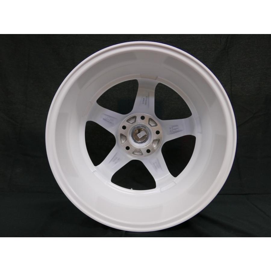 CLEAVE RACING FL53 18x10.5J +15 5H-114.3 ホワイト/マシンド 4本セット S13 S14 S15 180SX JZX90 JZX100 JZX110 ...