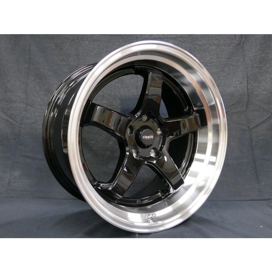 CLEAVE RACING FL53 18x9.5J +18 5H-114.3 ブラック/マシンド 4本セット :012-189520BM4:CLEAVE ONLINE SHOP - 通販 ...