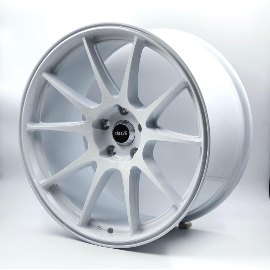 CLEAVE RACING 103 19x9.5J +22 5H-114.3 ホワイト 2本セット ホイール : CLEAVE ONLINE ...