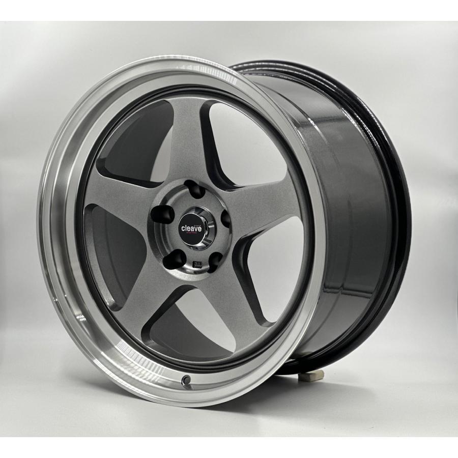 CLEAVE RACING SS05 18x9.5J +18 / 18x10.5J +15 5H-114.3 ガンメタ/マシンド 各2本 計4本セット : CLEAVE ONLINE SHOP ...