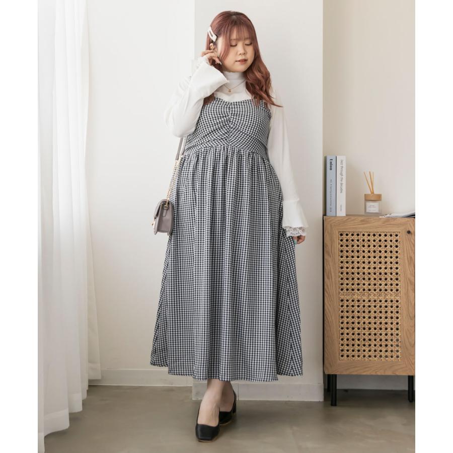 大きいサイズ レディース CLETTEオリジナル★ショルダーリボン2WAYワンピース : 大きいサイズ専門店 CLETTE - 通販 - Yahoo!ショッピング