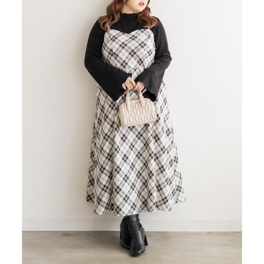 大きいサイズ レディース CLETTEオリジナルチェック柄キャミワンピース : 大きいサイズ専門店 CLETTE - 通販 - Yahoo ...
