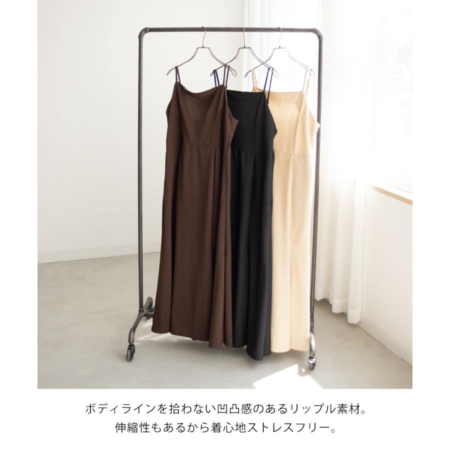大きいサイズ レディース CLETTEオリジナル★リップルキャミワンピース : 大きいサイズ専門店 CLETTE - 通販 - Yahoo!ショッピング