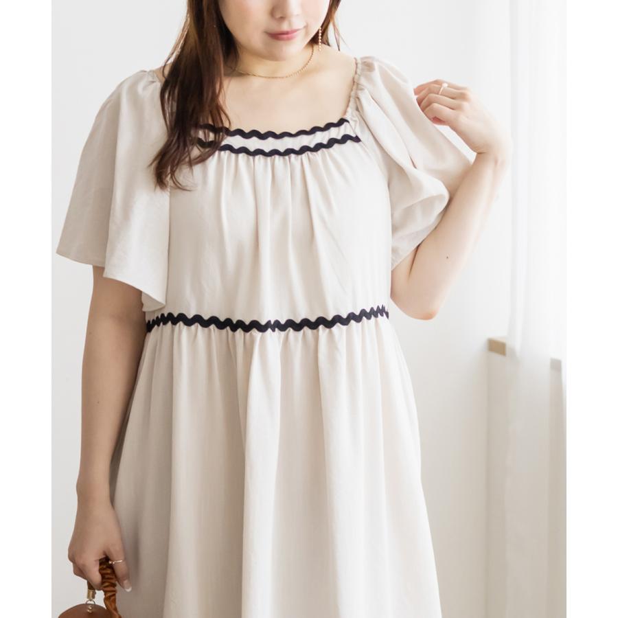 大きいサイズ レディース CLETTEオリジナル★配色テープティアードワンピース : 大きいサイズ専門店 CLETTE - 通販 - Yahoo!ショッピング