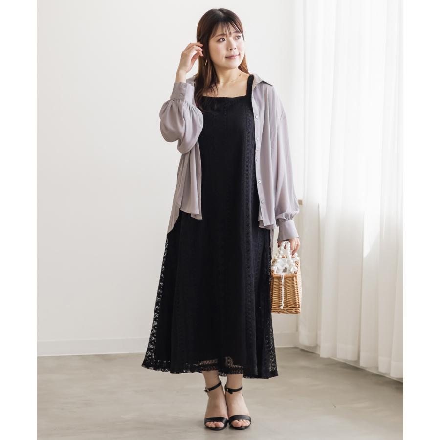 大きいサイズ レディース CLETTEオリジナル★かぎ針編みノースリーブワンピース : 大きいサイズ専門店 CLETTE - 通販 - Yahoo!ショッピング