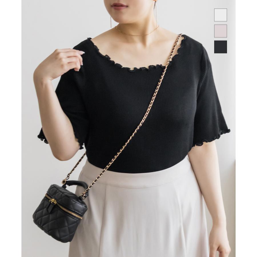 大きいサイズ レディース CLETTEオリジナル★メローリブニット : 大きいサイズ専門店 CLETTE - 通販 - Yahoo!ショッピング