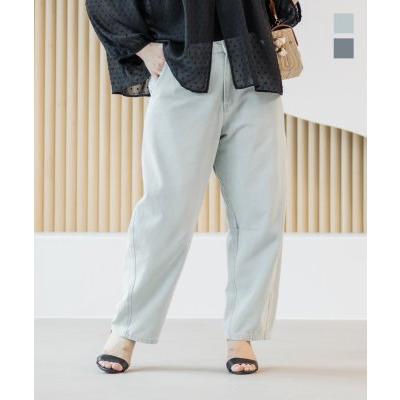 大きいサイズ レディース バレルレッグデニムパンツ プラスサイズ クレット CLETTE バレルレッグ パンツ 3L 4L : 大きいサイズ専門店 CLETTE - 通販 - Yahoo!ショッピング