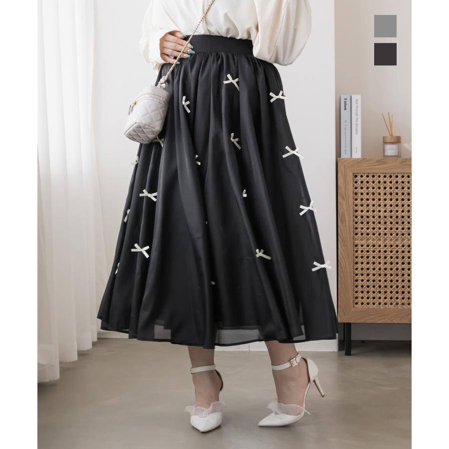 大きいサイズ レディース CLETTEオリジナル★リボンフレアスカート : 大きいサイズ専門店 CLETTE - 通販 - Yahoo!ショッピング