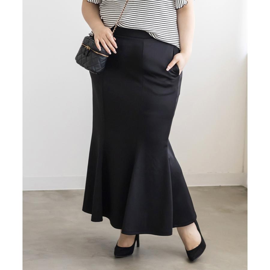 大きいサイズ レディース CLETTEオリジナルストレッチマーメイドスカート : 大きいサイズ専門店 CLETTE - 通販 - Yahoo!ショッピング