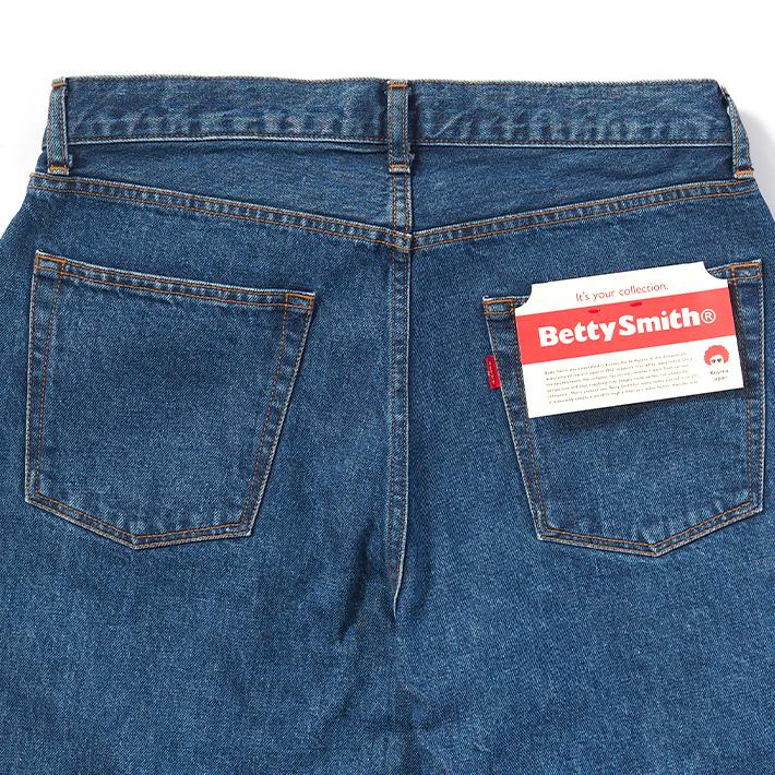BIG SMITH（ビッグスミス） BETTY SMITH ベティスミス ワイドテーパードジーンズ デニムパンツ 日本製 (BAM-1025DM) メンズファッション ブランド : BIG ...
