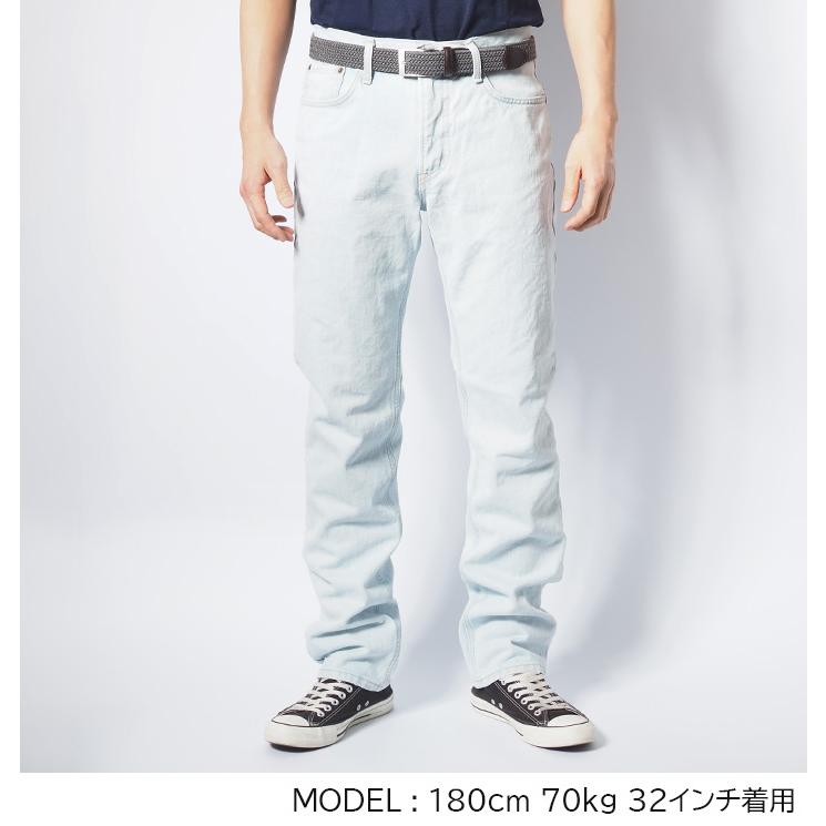 INTERNATIONAL BASIC EDWIN エドウィン 403 ふつうのストレート ジーンズ デニムパンツ 綿100% 日本製 ブリーチ (E403-79) メンズファッション ...