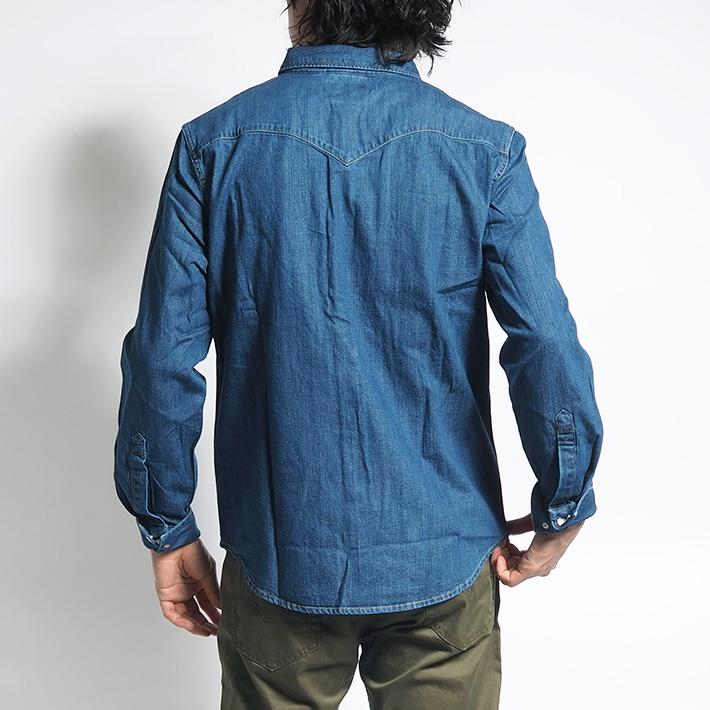 Levi's LEVIS リーバイス ウエスタンシャツ デニムシャツ 長袖 (857440041 857440047) メンズファッション ...