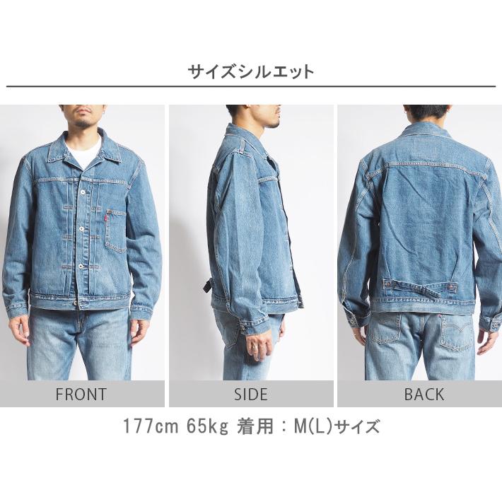 Levi's LEVIS リーバイス Gジャン TYPE I トラッカージャケット デニム (A31740004) メンズファッション ...